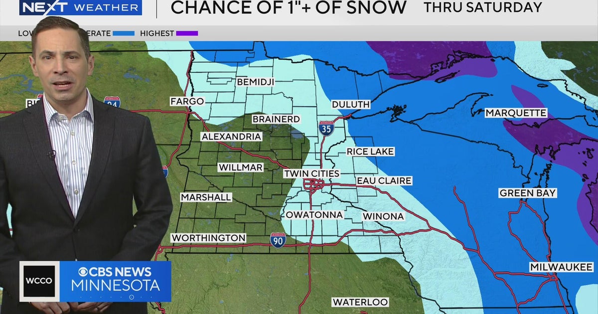 4 p.m. Minnesota forecast from Jan. 9, 2026 | NEXT Weather - CBS Minnesota