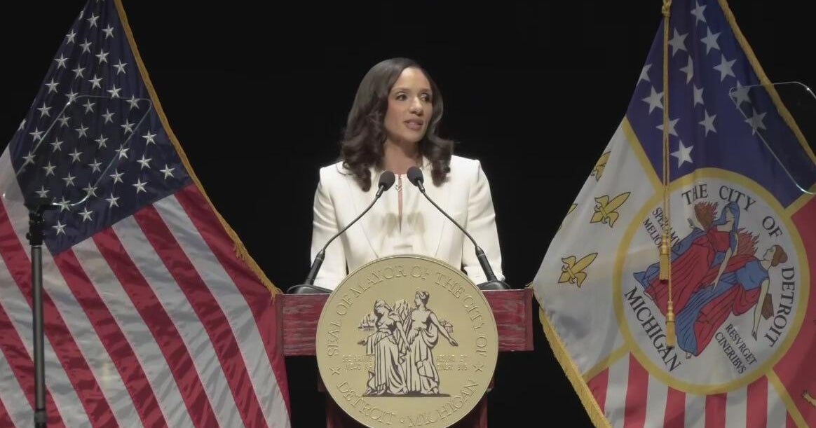 Detroit Mayor Mary Sheffield's swearing-in and investiture - CBS Detroit