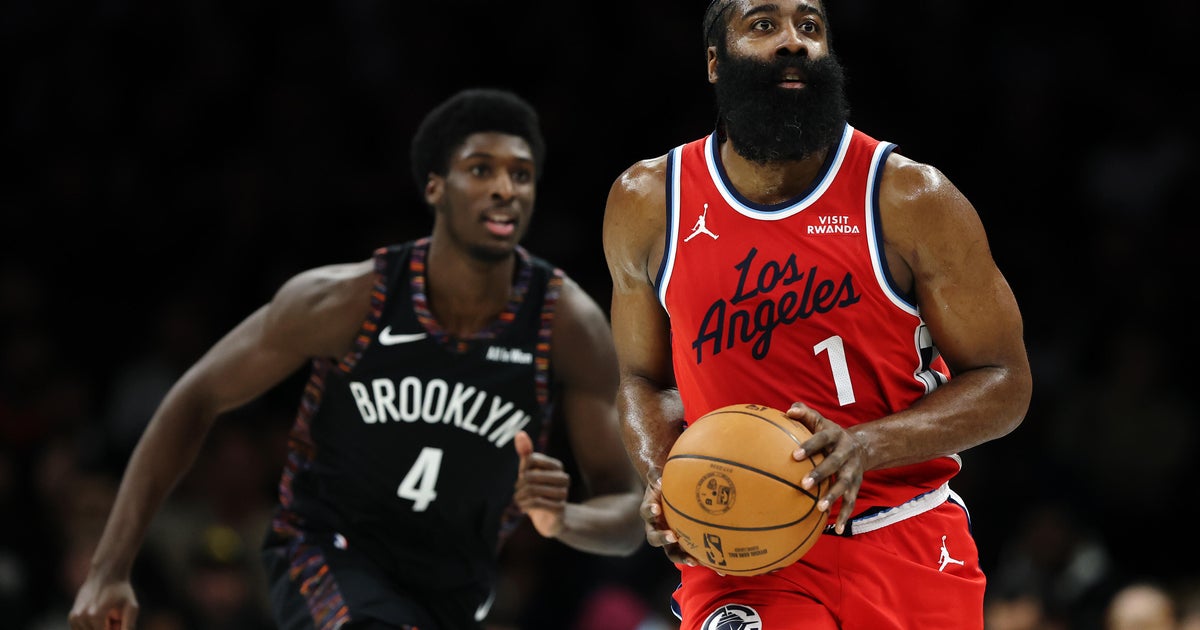 Harden scores 31, Leonard has 26 as Clippers beat Nets 121-105 - CBS ...