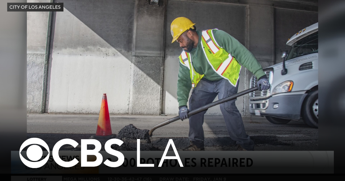 More than 2,400 potholes repaired across LA since winter storms, Mayor ...