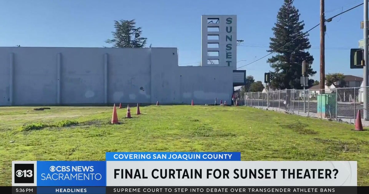 Lodi's Sunset Theater at risk of taking it final bow - CBS Sacramento
