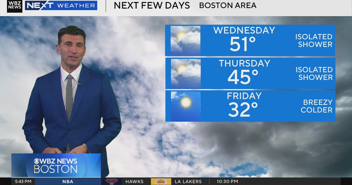 Next Weather: WBZ Evening Forecast For January 13, 2026 - CBS Boston