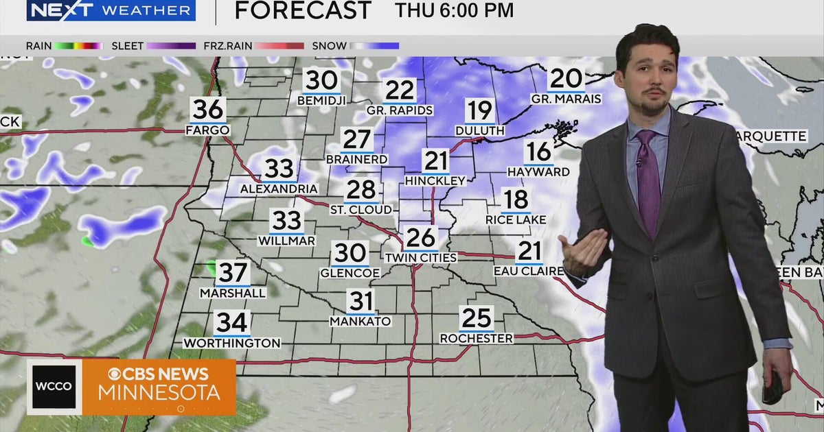 9 a.m. Minnesota forecast from Jan. 14, 2026 | NEXT Weather - CBS Minnesota