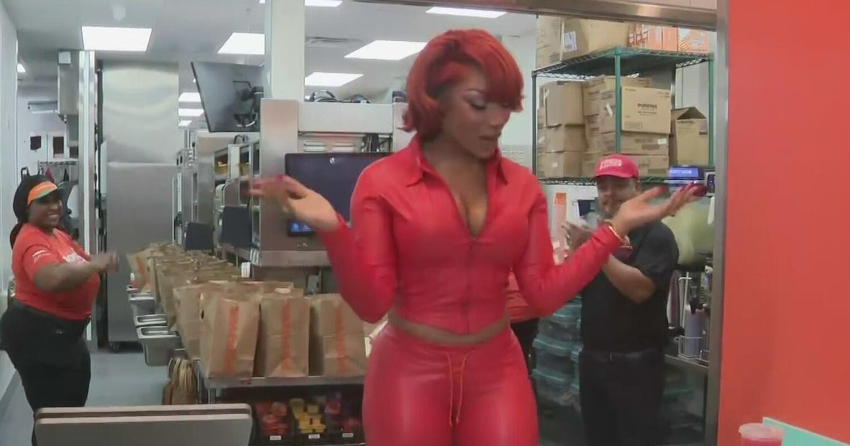 Megan Thee Stallion debuts curated Popeyes restaurant on Miami Beach ...