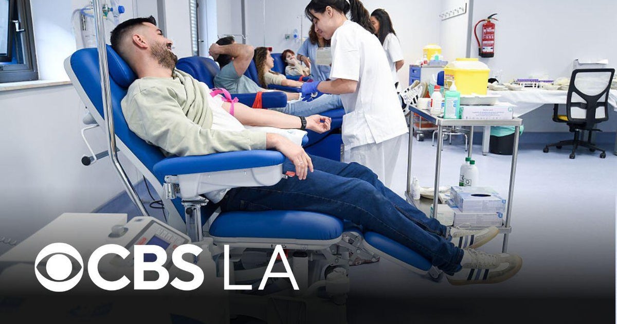 American Red Cross calls for blood donors as supply is low - CBS Los ...