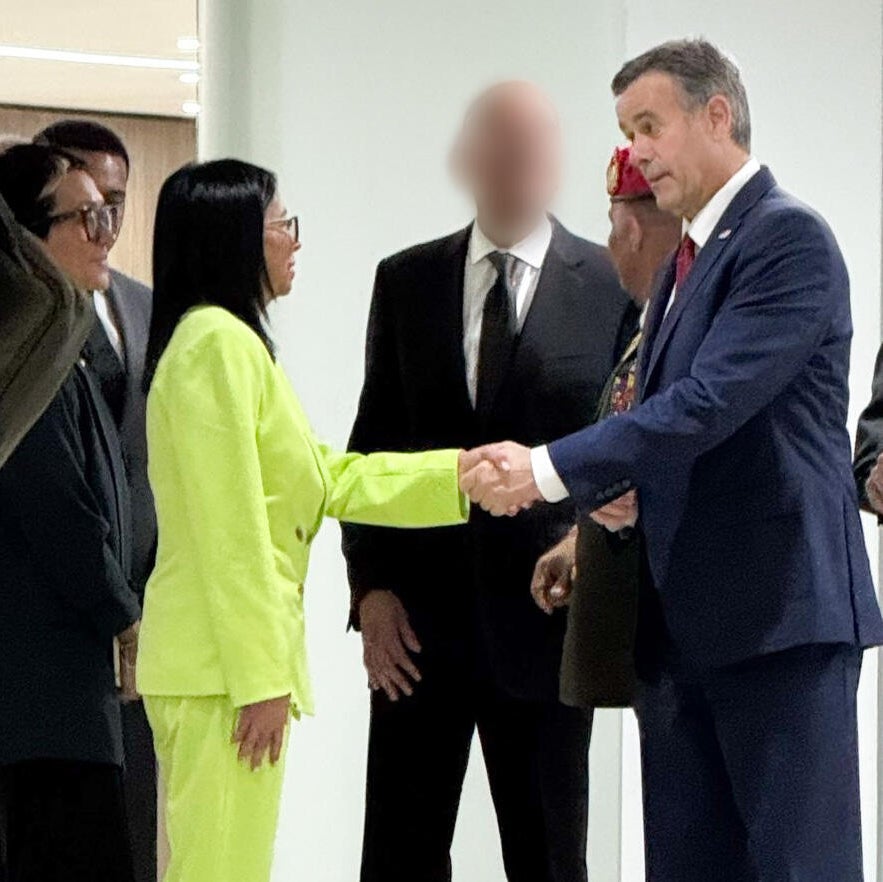 CIA director John Ratcliffe meets with Venezuela's interim president ...