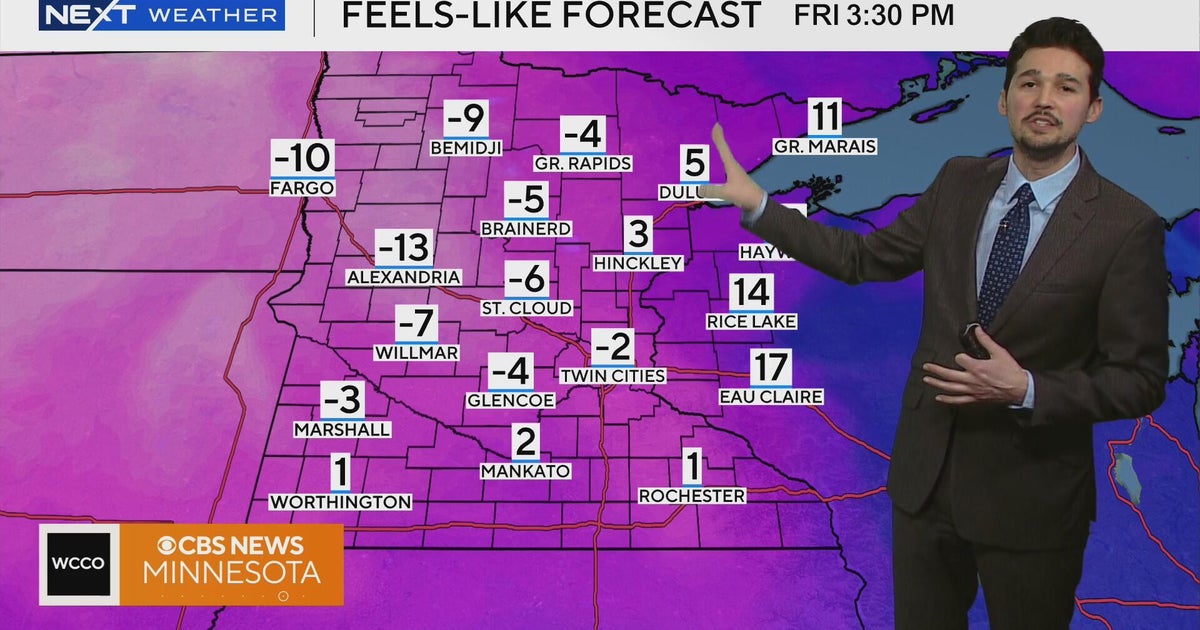9 a.m. Minnesota forecast from Jan. 16, 2026 | NEXT Weather - CBS Minnesota