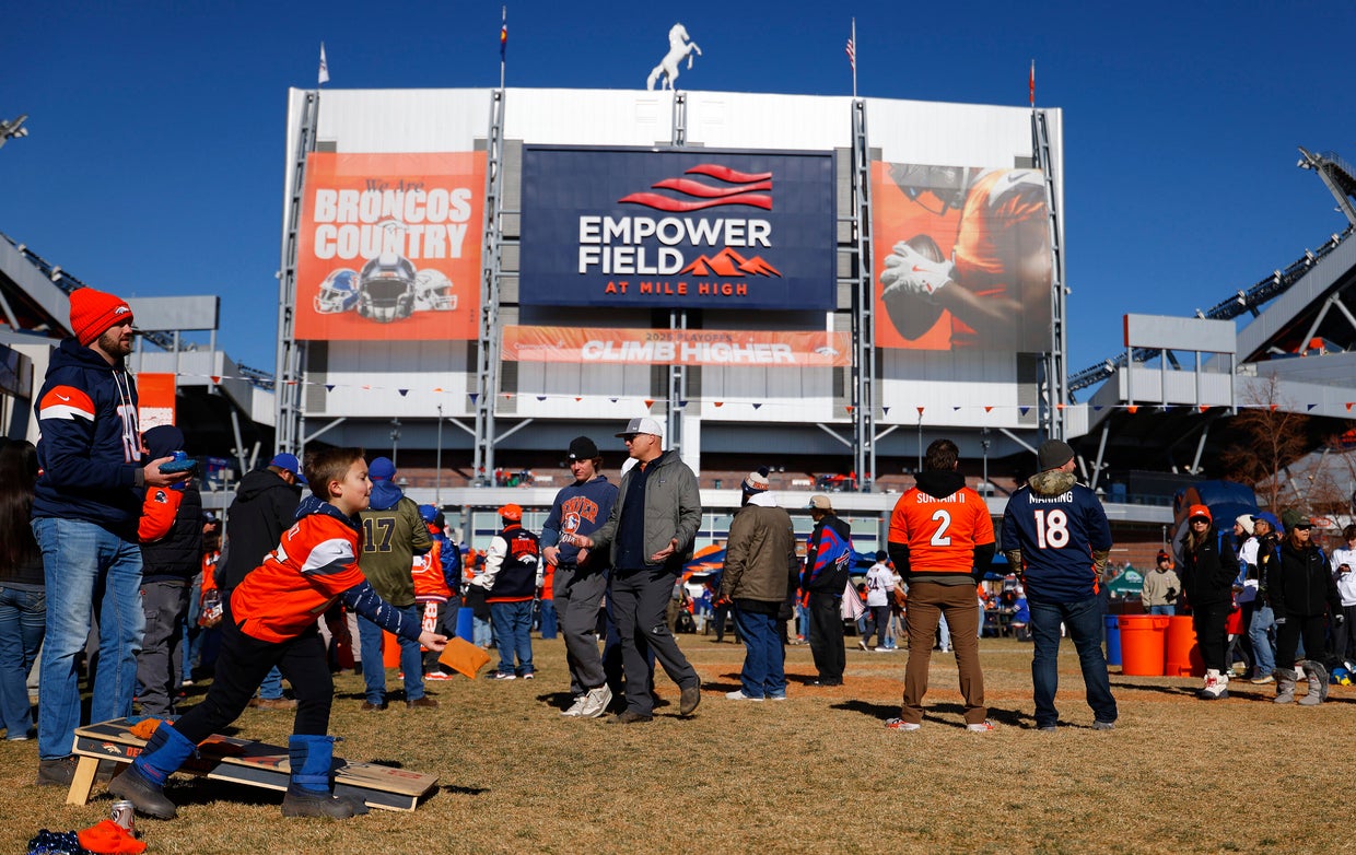 Denver Broncos fans at Mile High on Jan. 17, 2026