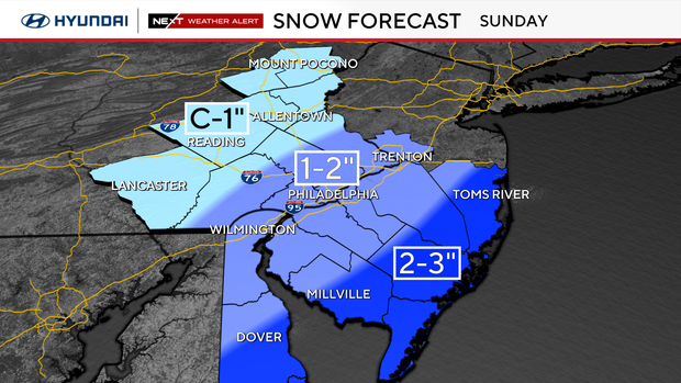 Tracking snow Saturday and Sunday around the Philadelphia area. Here's ...