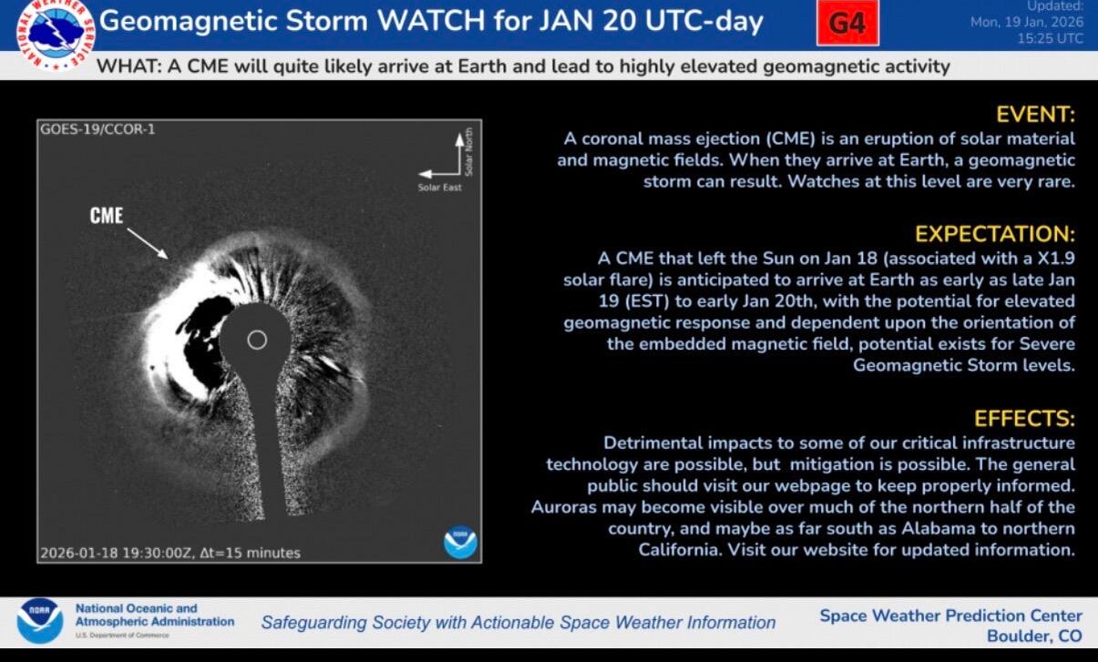 Northern lights could be visible in Illinois Monday night amid G4 solar ...