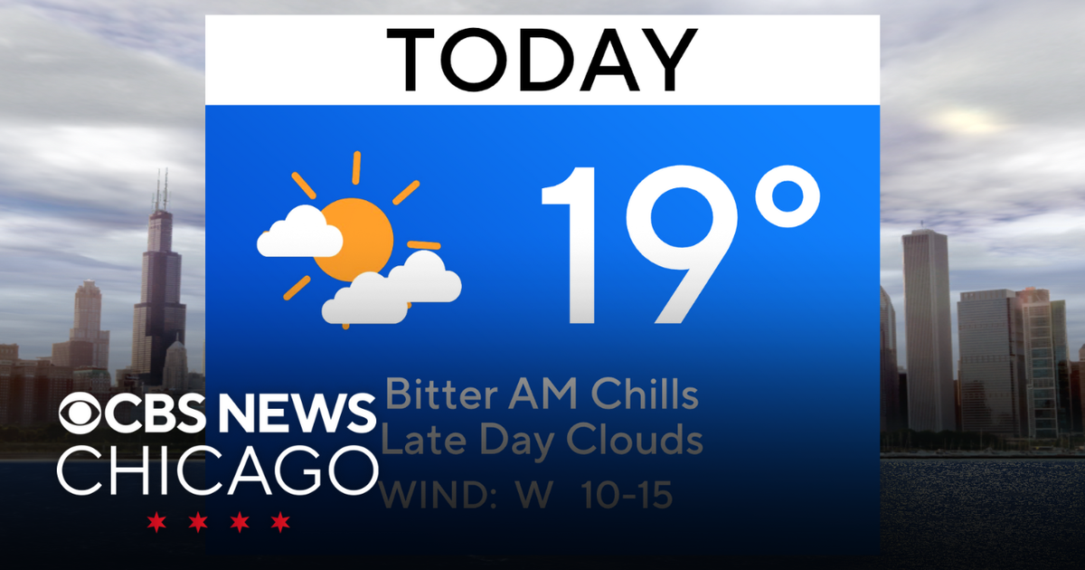 Bitter cold conditions on Tuesday - CBS Chicago