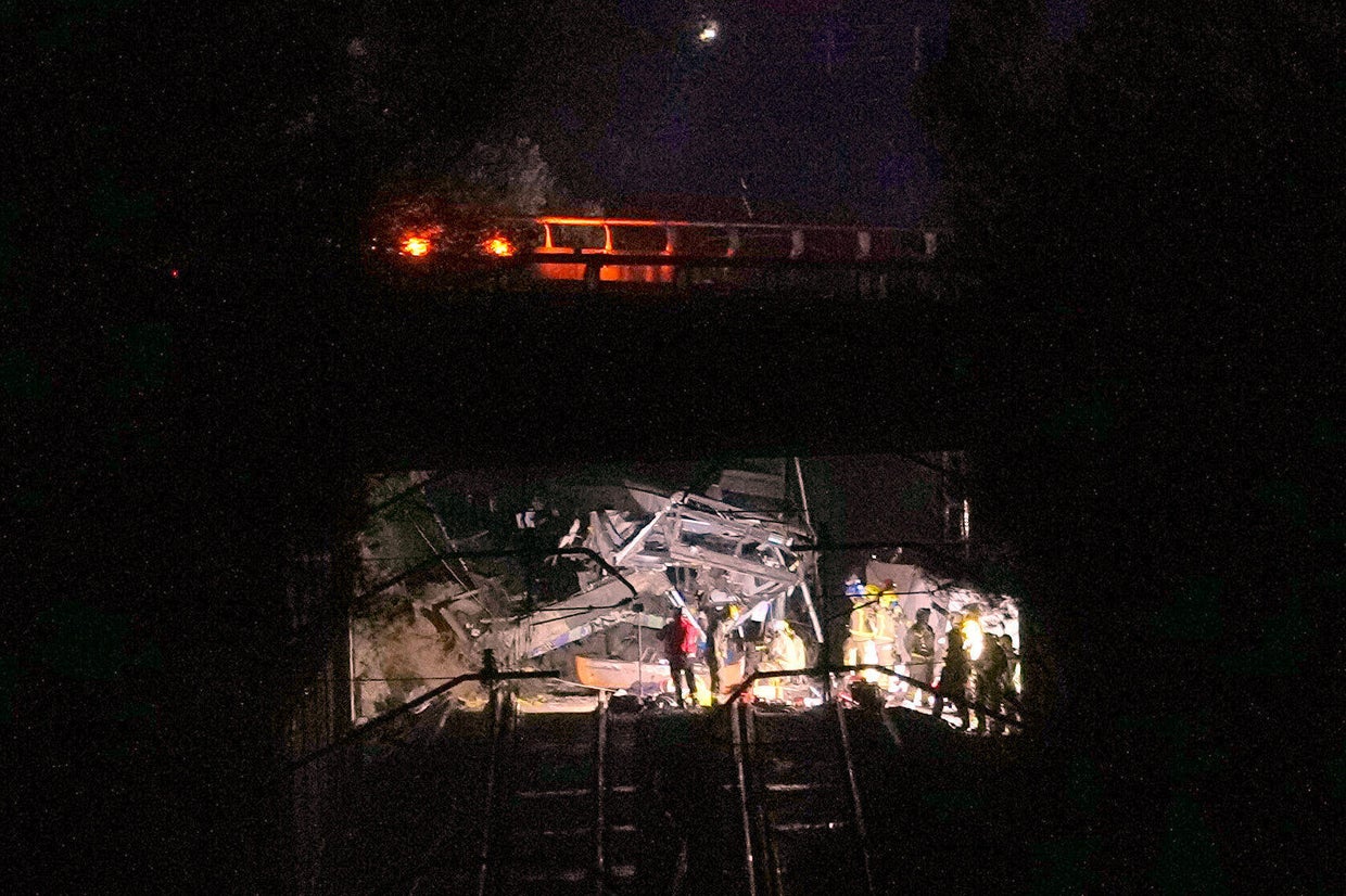 Commuter train in Spain hits collapsed wall, killing at least 1, days ...