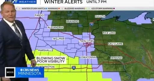 5 p.m. Minnesota forecast from Jan. 21, 2026 | NEXT Weather - CBS Minnesota
