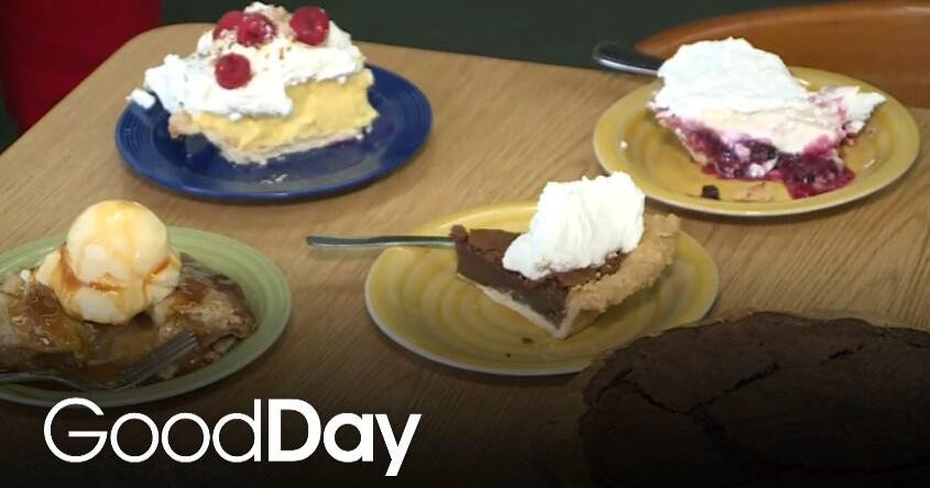 Ryan is taking a bite out of delicious pie from ' A Slice of Goodness ...