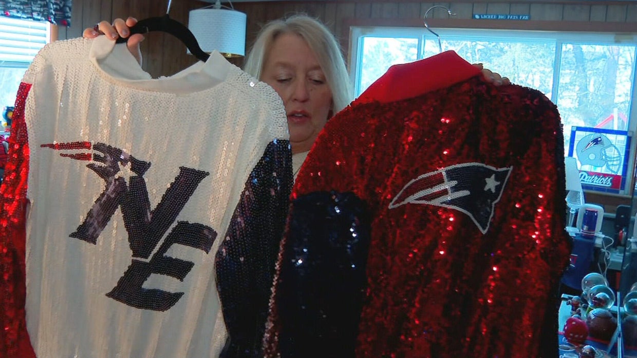 Patriots superfans craft their own matching wardrobes for game days ...