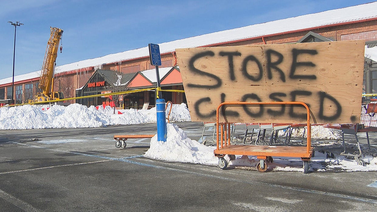 Massachusetts Home Depot closed due to "significant snow" on roof ...