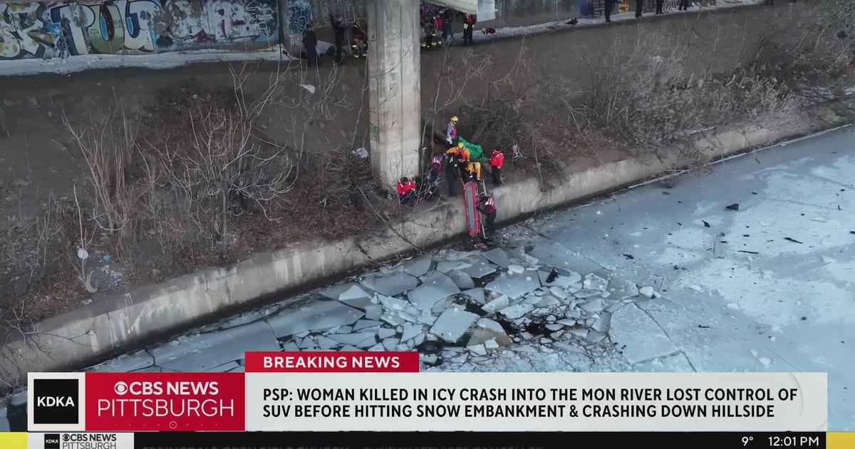 State police provide update into icy crash into Monongahela River - CBS ...