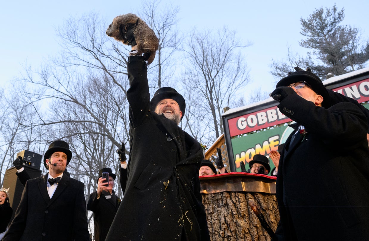 Video shows Punxsutawney Phil see his shadow, predict 6 more weeks of ...
