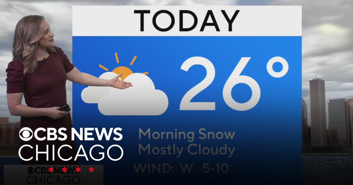Highs in the upper 20s on Tuesday in Chicago - CBS Chicago