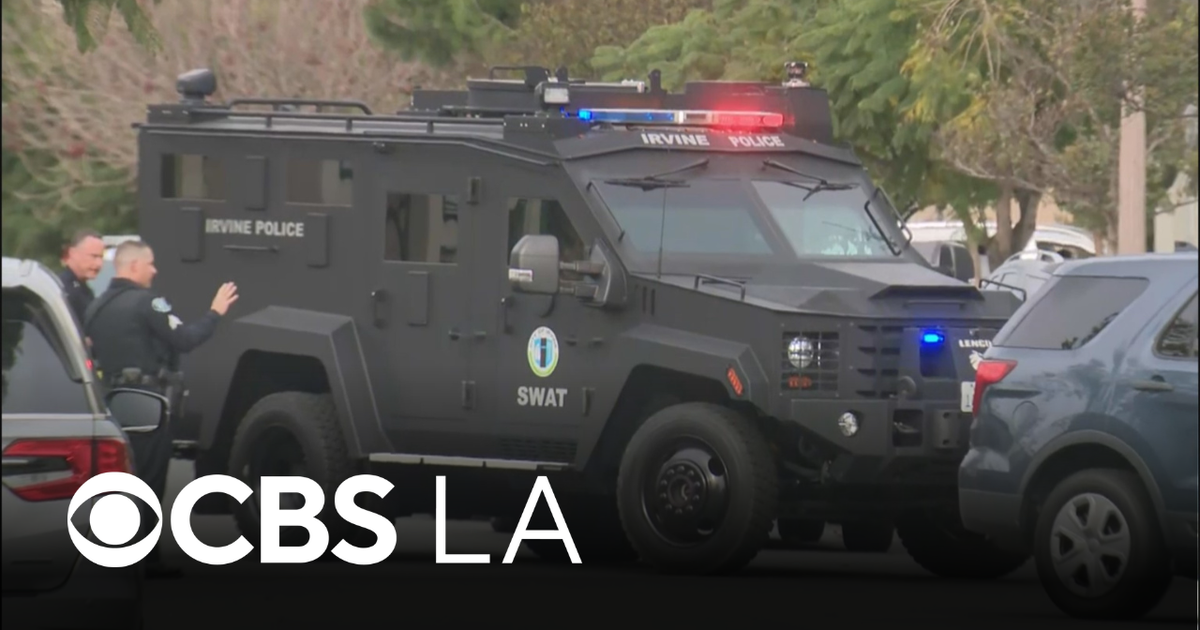 Man holds his Irvine family captive during SWAT standoff - CBS Los Angeles