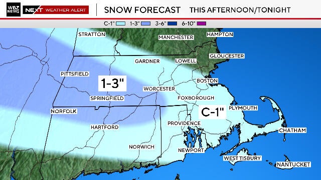 Snow returns to Boston area in 3 storms starting Wednesday. Weather ...