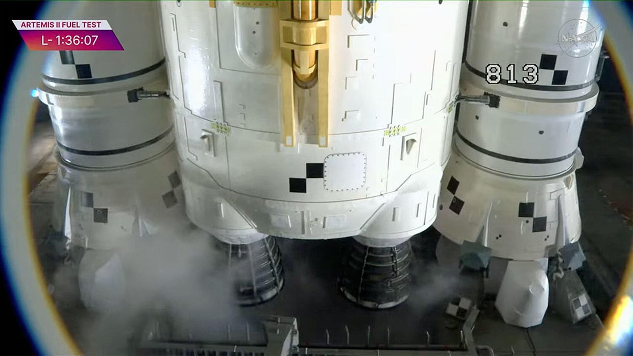 Artemis II moon rocket refueled in practice countdown setting stage for ...