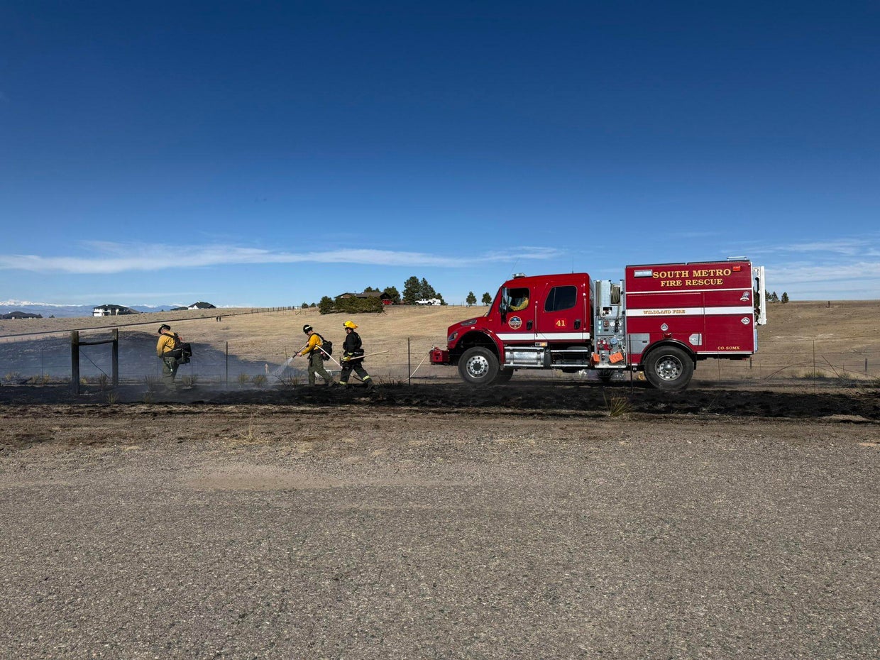 Brush fire southeast of Denver metro area quickly brought under control ...