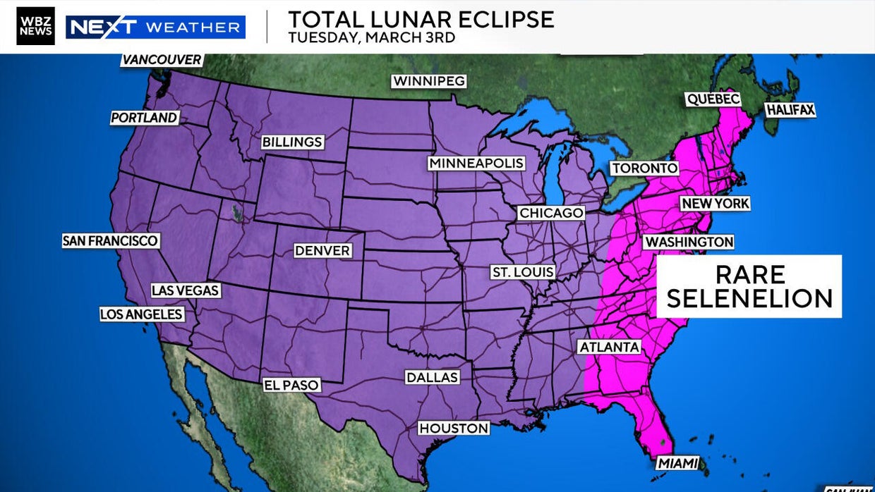 A total lunar eclipse is coming to the Boston area Tuesday morning ...