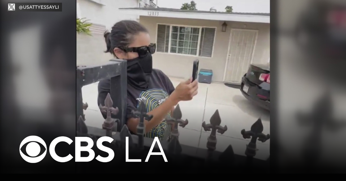 2 women found guilty of stalking ICE agent in Southern California - CBS ...