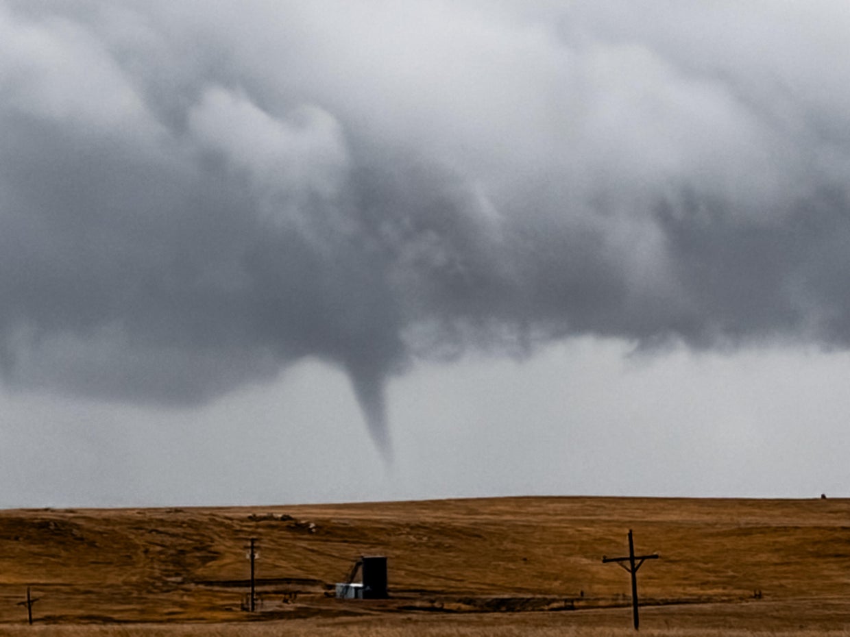 Rainstorm moving through Colorado produces rare March cold-air funnel ...