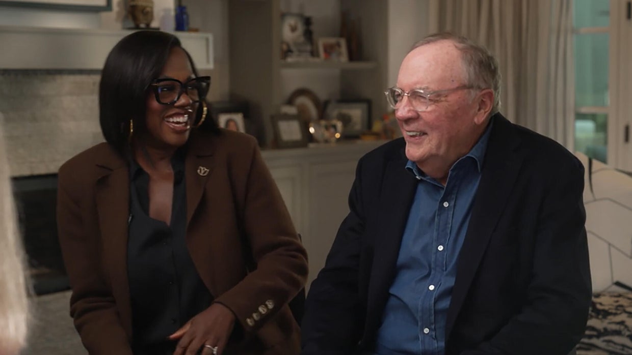 Viola Davis and her latest co-star, author James Patterson - CBS News