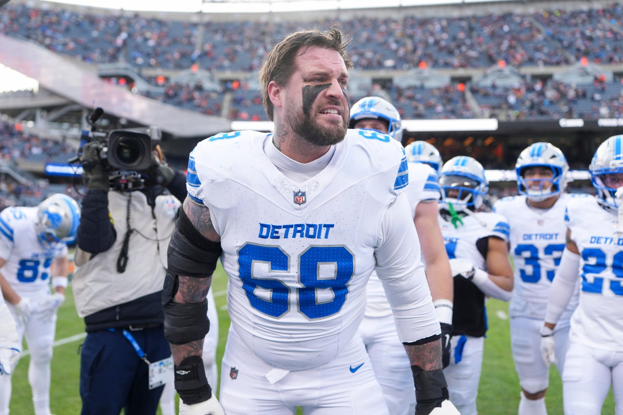 Taylor Decker says he's requesting his release from Detroit Lions - CBS ...