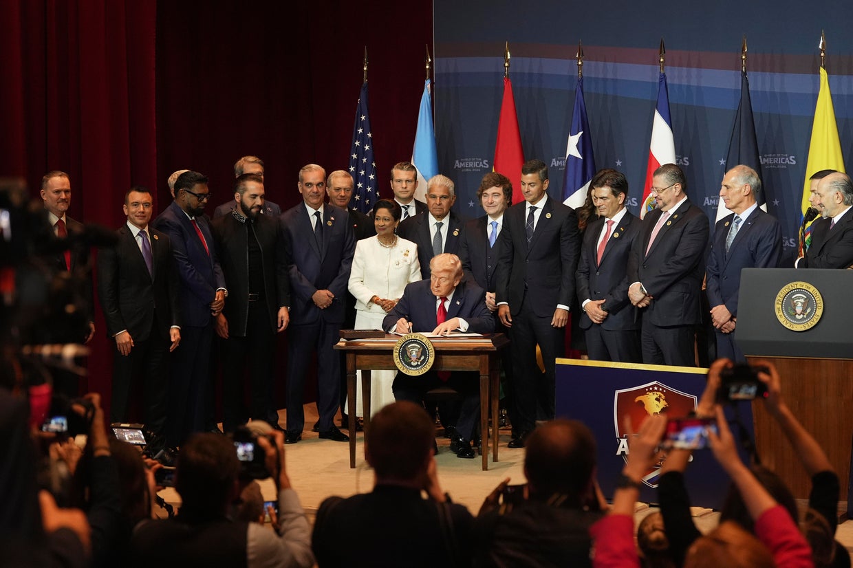 Trump meets with Latin American leaders turning his attention to the ...