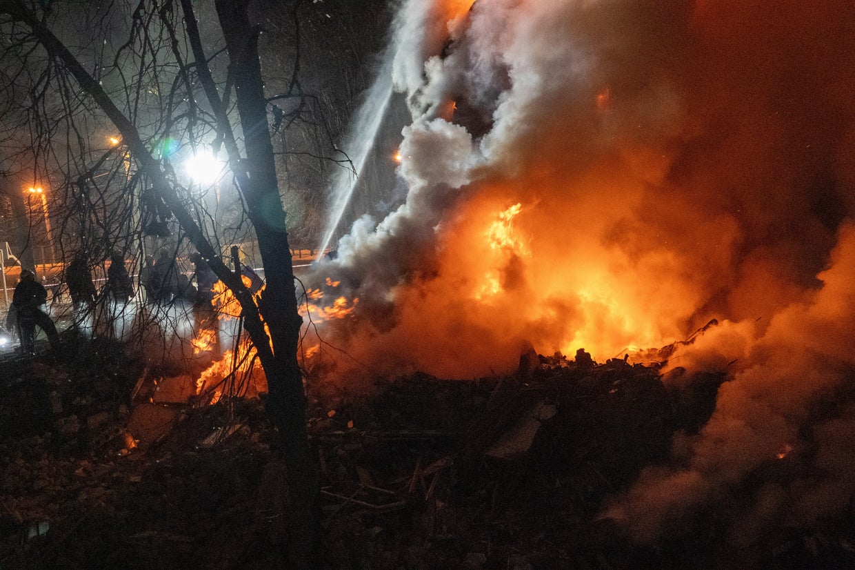 Russian strike on apartment building kills at least 10 in Ukraine ...