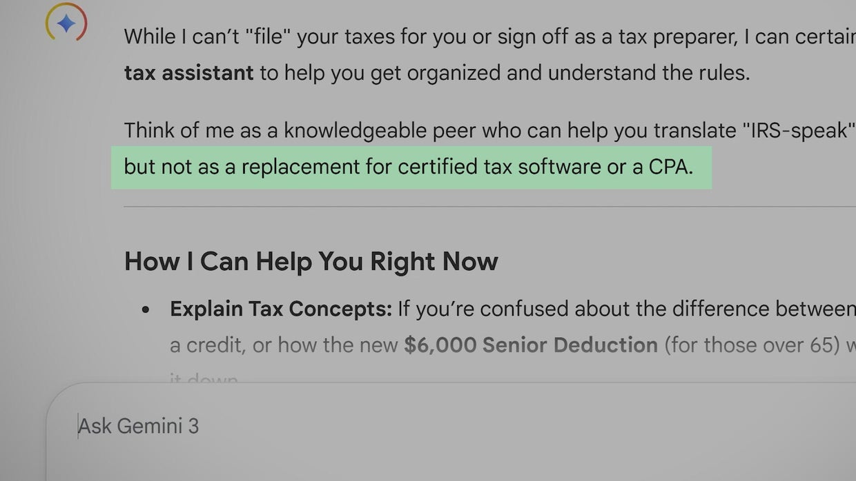 AI tools like Gemini and Copilot can't do your tax return for you – but ...