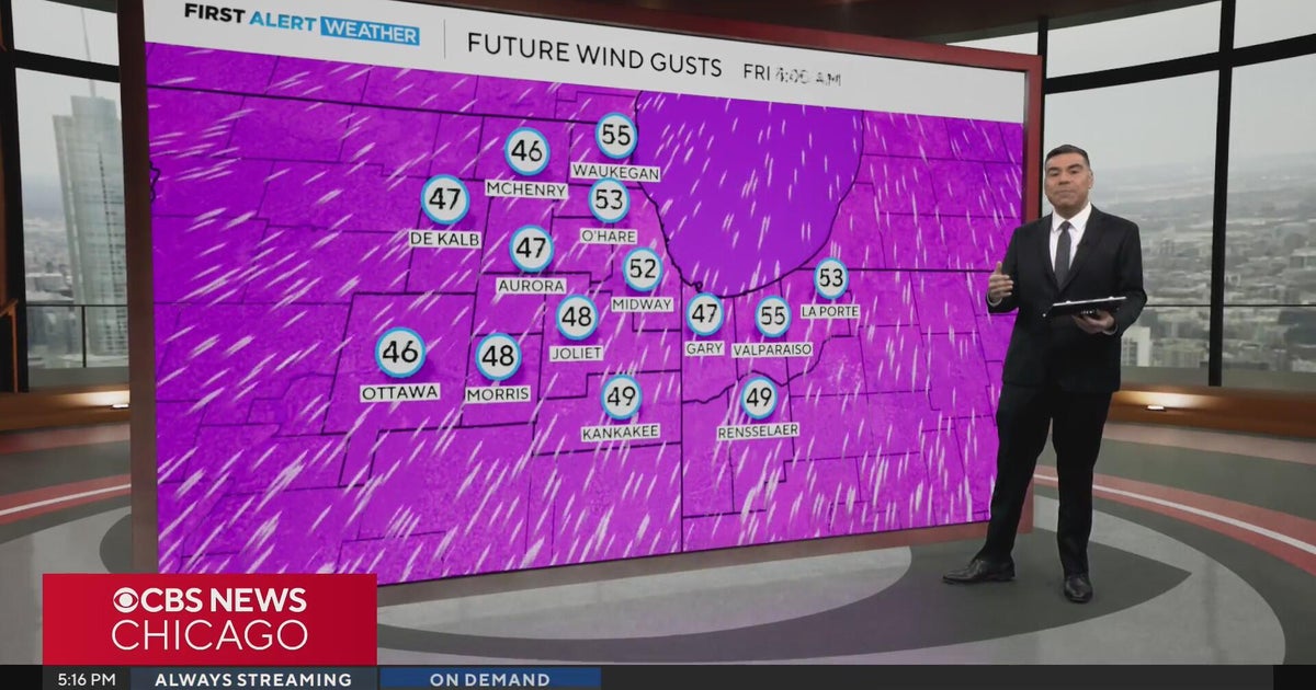 Powerful storm system bringing strong winds to the Chicago area ...