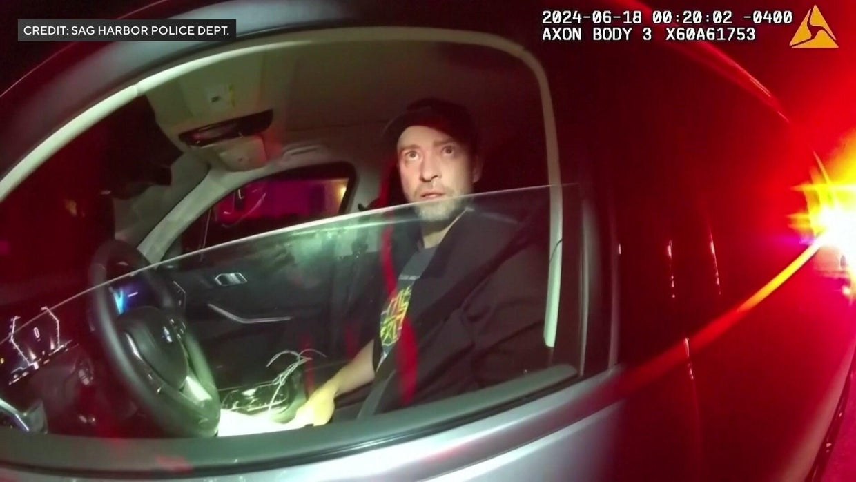 See police bodycam video of Justin Timberlake's DWI arrest on Long ...