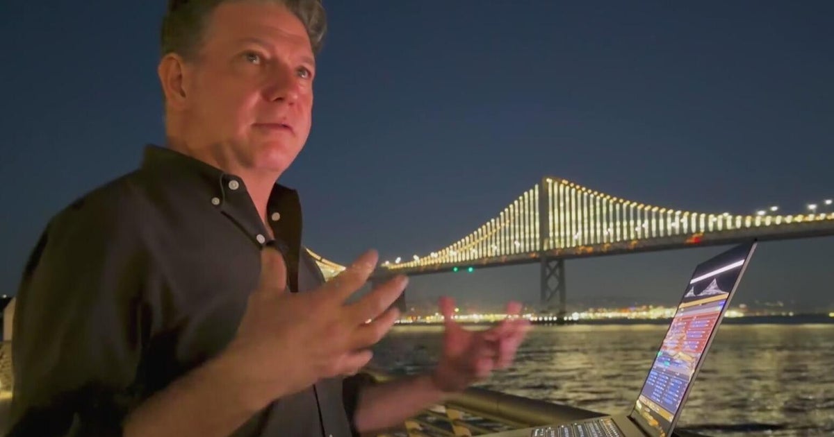 Artist describes new version of Bay Lights display on Bay Bridge - CBS ...