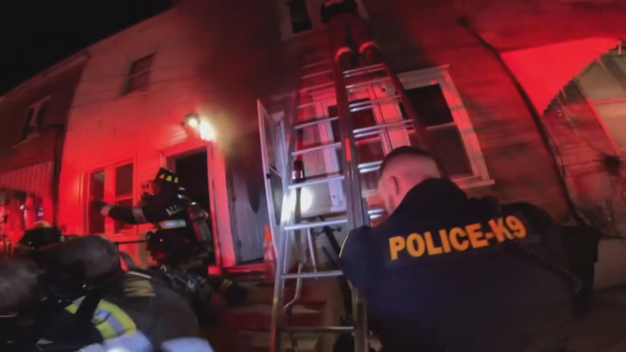 Video shows dramatic rescue from burning home in Allentown ...