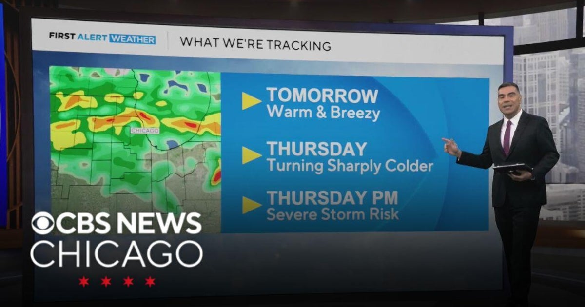 Severe storm risk for Chicago area on Thursday - CBS Chicago