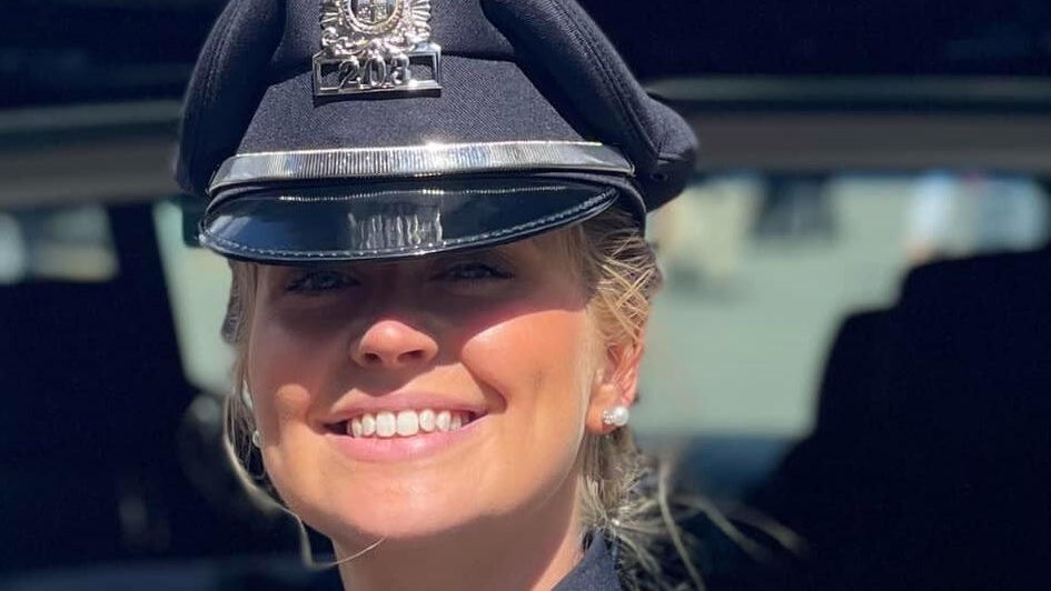 Plymouth, Massachusetts police officer Samantha Pelrine and husband ...