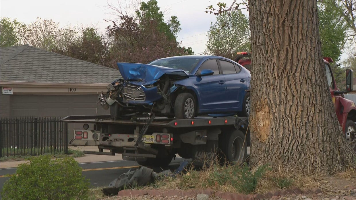 Aurora police say 14-year-old crashed stolen vehicle, two people in ...