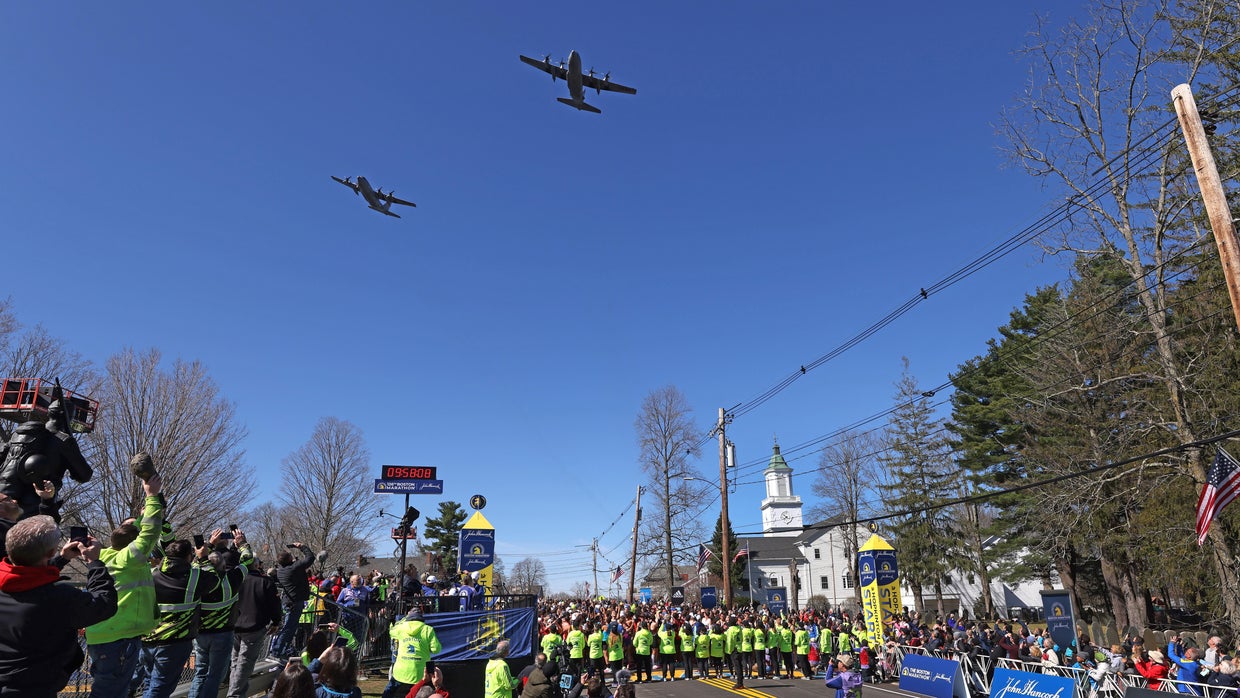Military flyover planned for Boston Marathon 2026 - CBS Boston