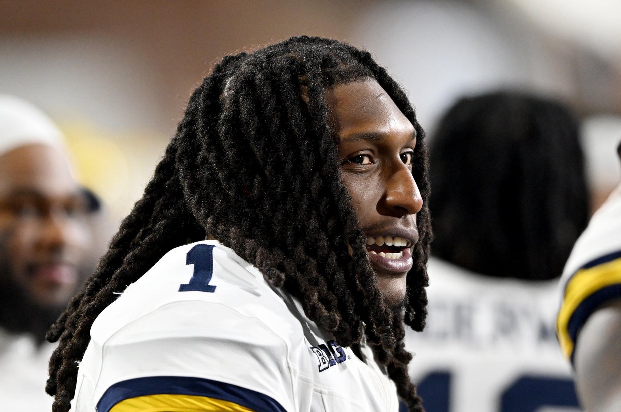 Cowboys draft Michigan edge rusher Jaishawn Barham in third round - CBS ...