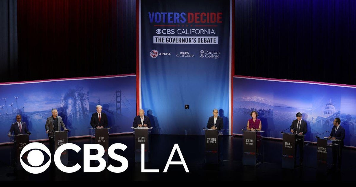 CBS News California Governor's Debate - CBS Los Angeles