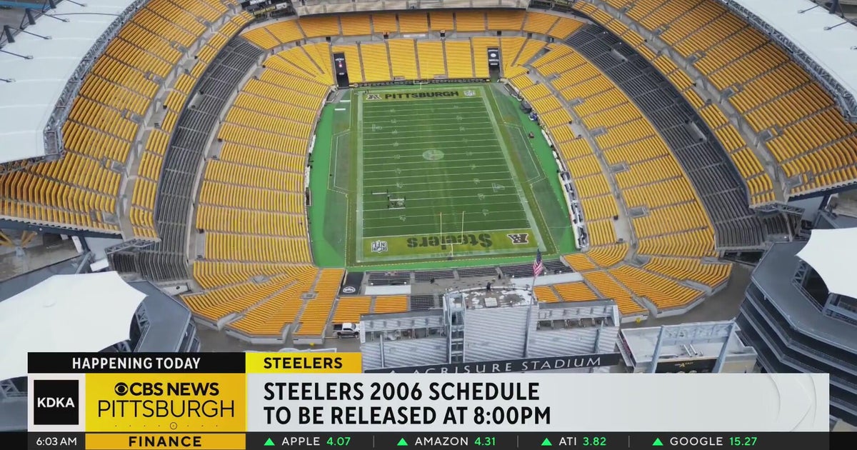 Pittsburgh Steelers 2026 schedule to be released Thursday night - CBS ...