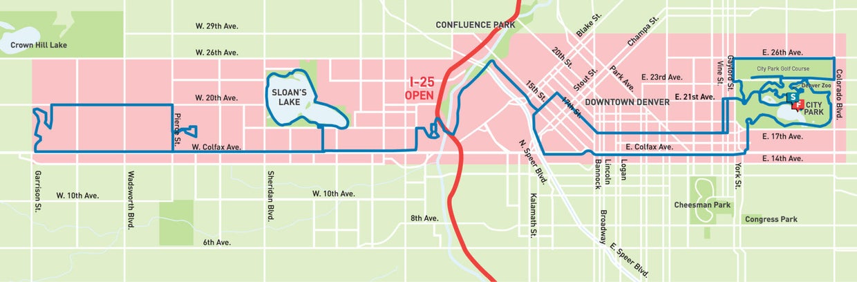 Denver streets set for rolling closures Sunday as runners celebrate 20 ...