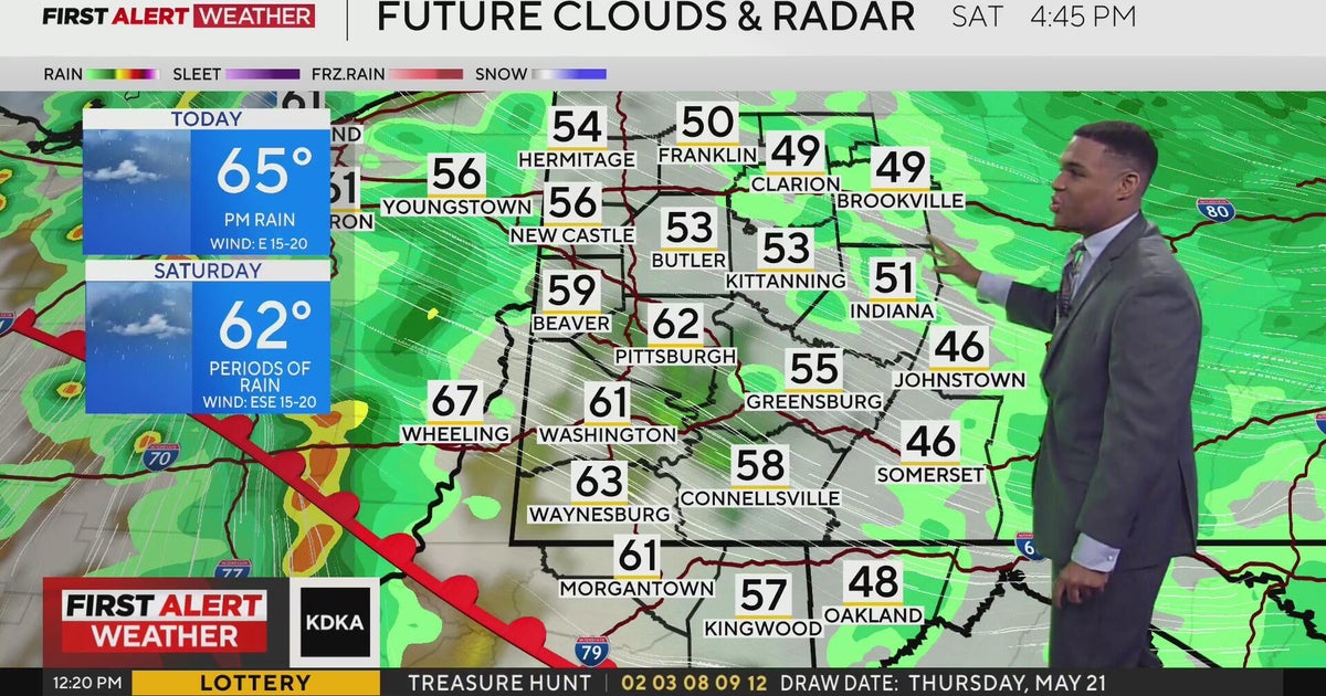 KDKA-TV Afternoon Forecast (5/22) - CBS Pittsburgh