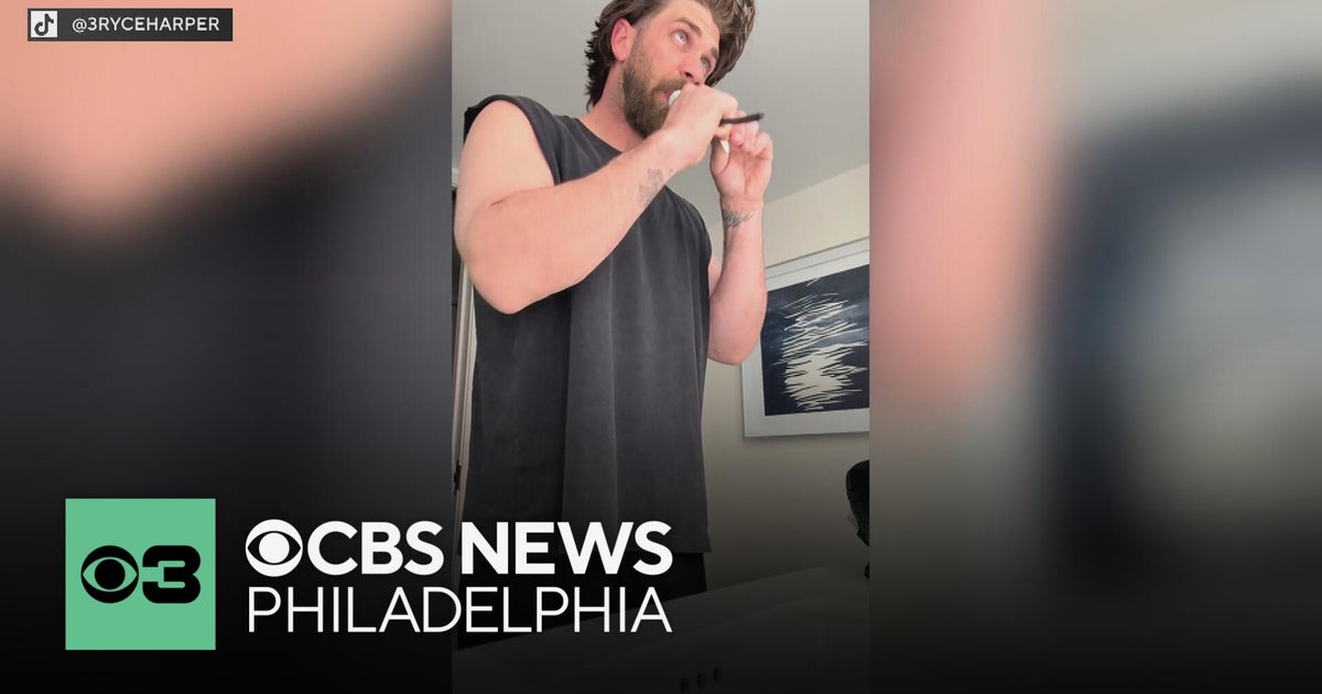 Video showing Bryce Harper's unique way of applying toothpaste goes ...