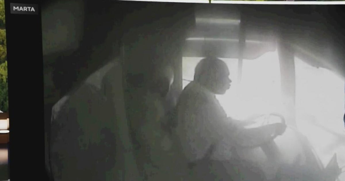 Caught on Camera: MARTA bus crashes into ditch after engine starts ...